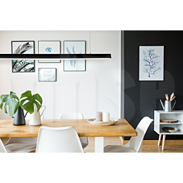 Black Linear Suspension Light | Greenhse Technologies