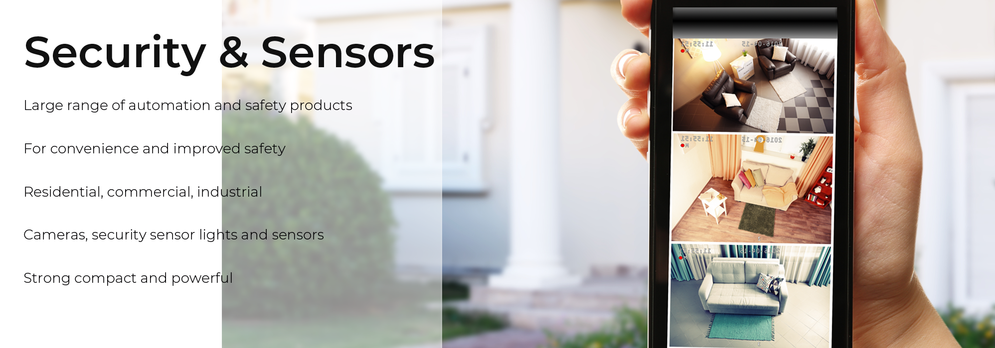 Great range of Security Lights & Sensors